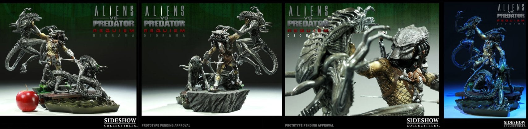 SIDESHOW - Aliens vs Predator - Requiem - Diorama – Animetoys