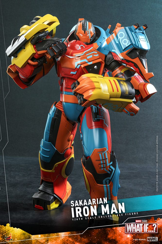 HOT TOYS - Marvel - What If...? Action Figure 1:6 Sakaarian Iron Man ...