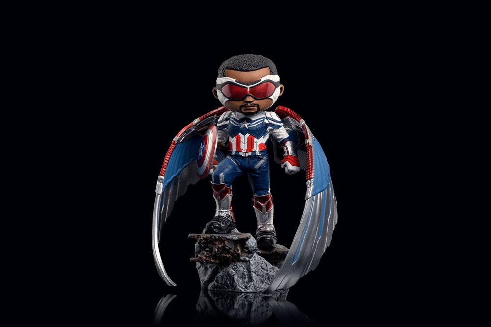 IRON STUDIO - Marvel - Captain America Mini Co. Pvc Figure Sam Wilson ...