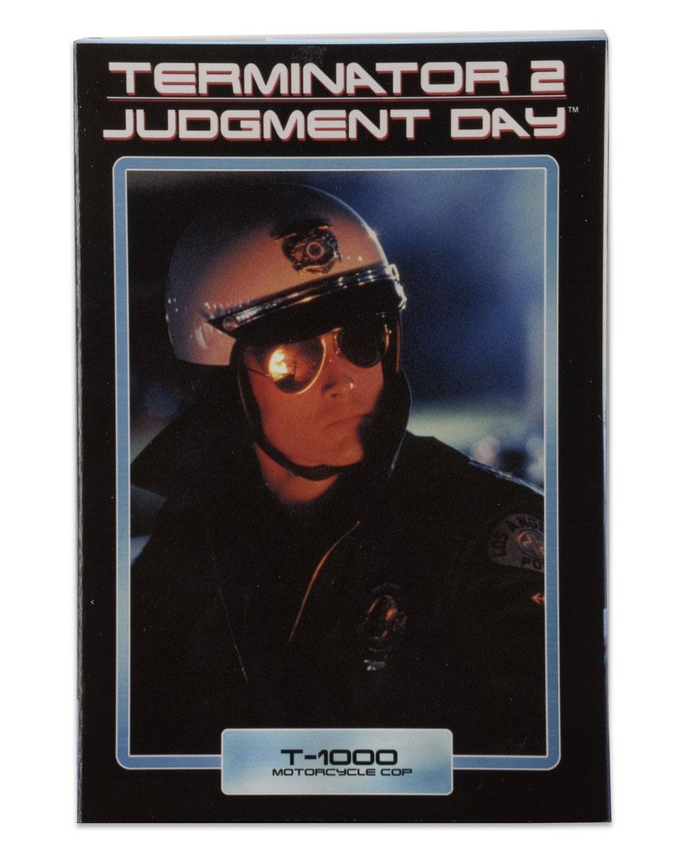 NECA - Terminator 2 - T-1000 (Motorcycle Cop) Action Figure Ultimate ...